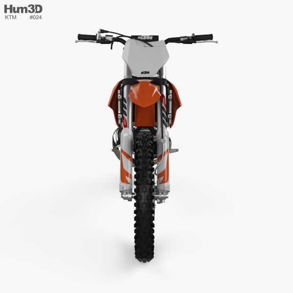 KTM 250 SX 2020 3D model - Download Motorcycle on 3DModels.org