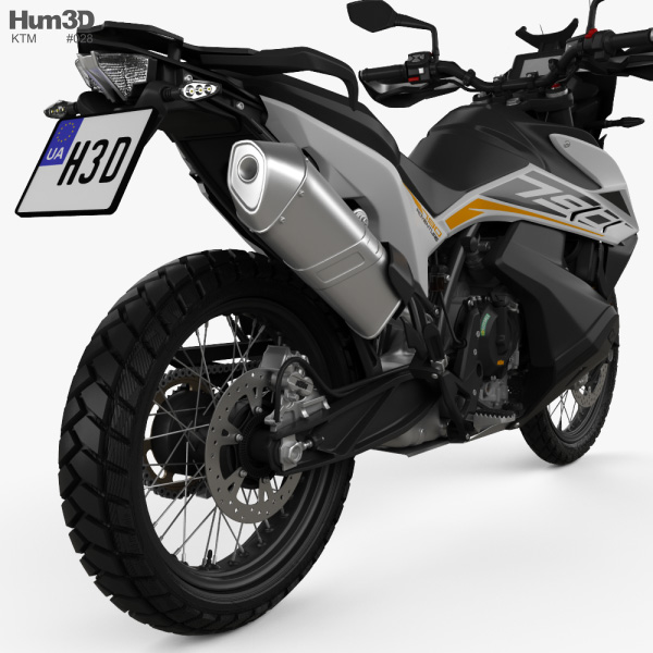 KTM 790 Adventure 2019 3D model - Download Motorcycle on 3DModels.org