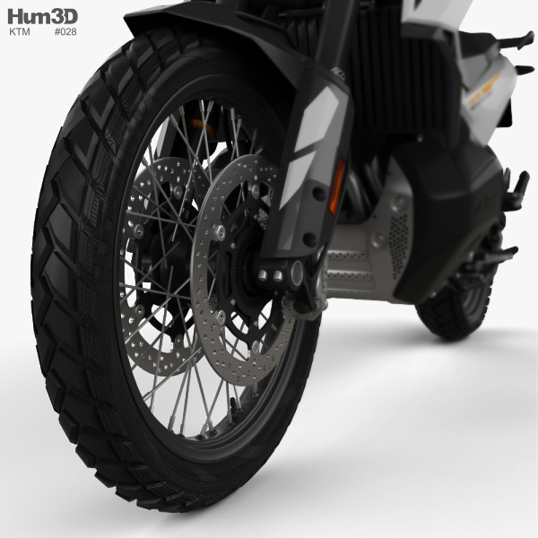 KTM 790 Adventure 2019 3D model - Download Motorcycle on 3DModels.org