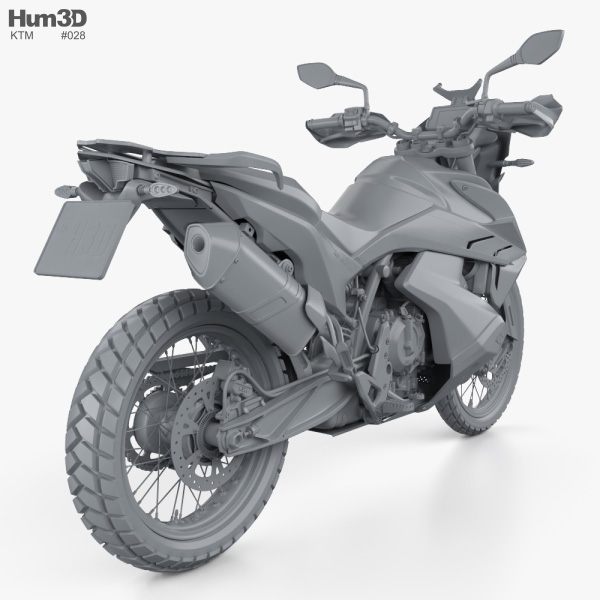 KTM 790 Adventure 2019 3D model - Download Motorcycle on 3DModels.org