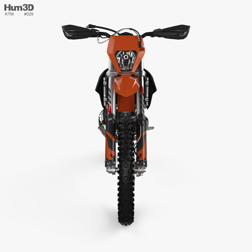 KTM 250 EXC TPI 2020 3D model - Download Motorcycle on 3DModels.org