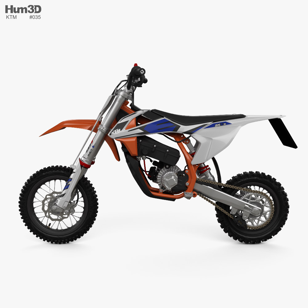 KTM Elektro SX-50E 2020 3D model - Download Motorcycle on 3DModels.org
