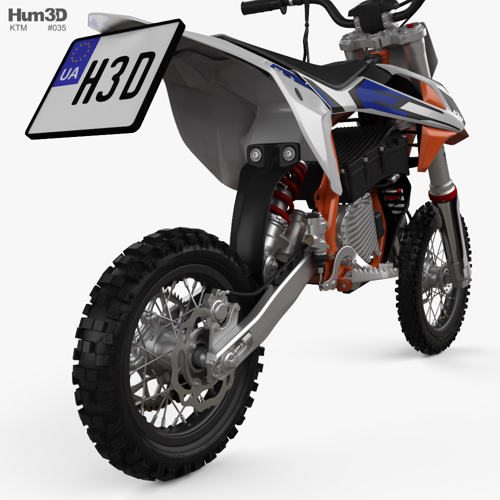 KTM Elektro SX-50E 2020 3D model - Download Motorcycle on 3DModels.org