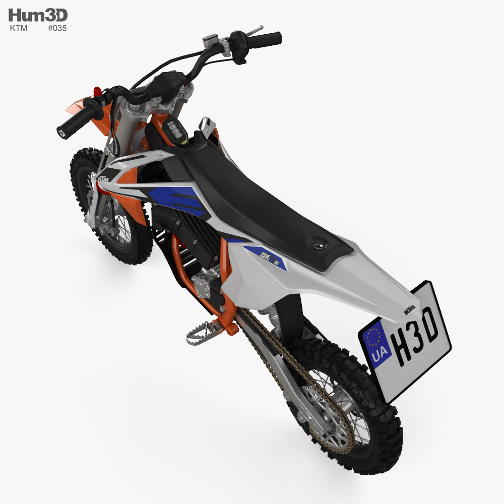 KTM Elektro SX-50E 2020 Modelo 3D - Descargar Motocicletas on 3DModels.org