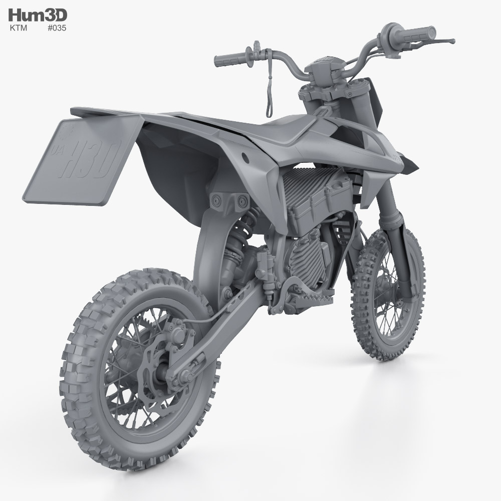 KTM Elektro SX-50E 2020 3D model - Download Motorcycle on 3DModels.org