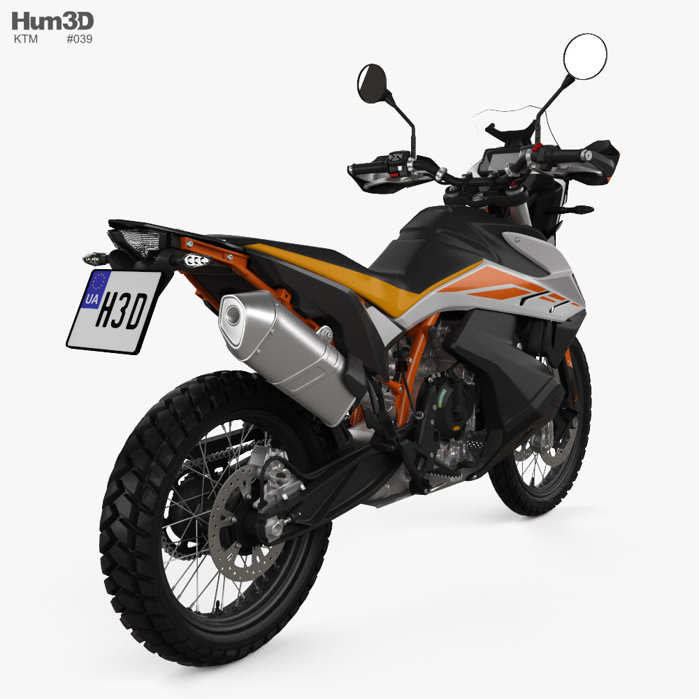 KTM 790 Adventure R 2020 3D model - Download Motorcycle on 3DModels.org