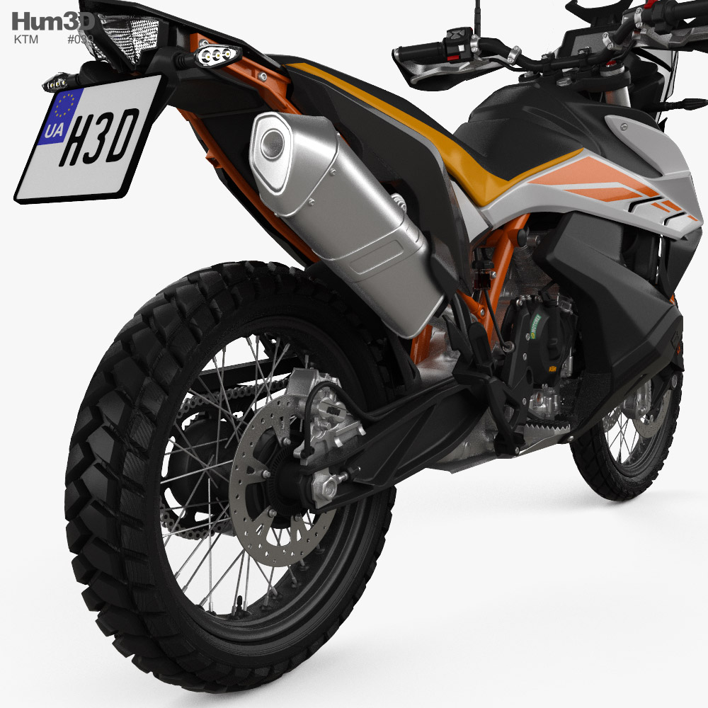KTM 790 Adventure R 2020 3D model - Download Motorcycle on 3DModels.org