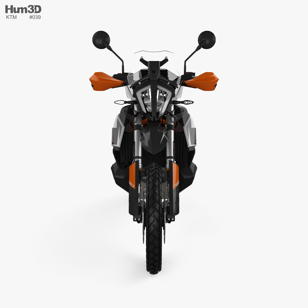 KTM 790 Adventure R 2020 3D model - Download Motorcycle on 3DModels.org