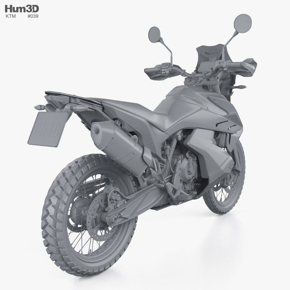 KTM 790 Adventure R 2020 3D model - Download Motorcycle on 3DModels.org