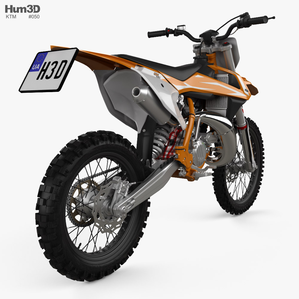 KTM SX85 2018 3D model - Download Motorcycle on 3DModels.org