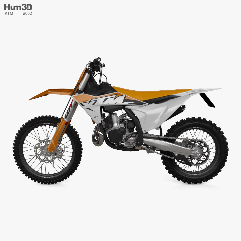 KTM SX 250 2025 3D model - Download Motorcycle on 3DModels.org