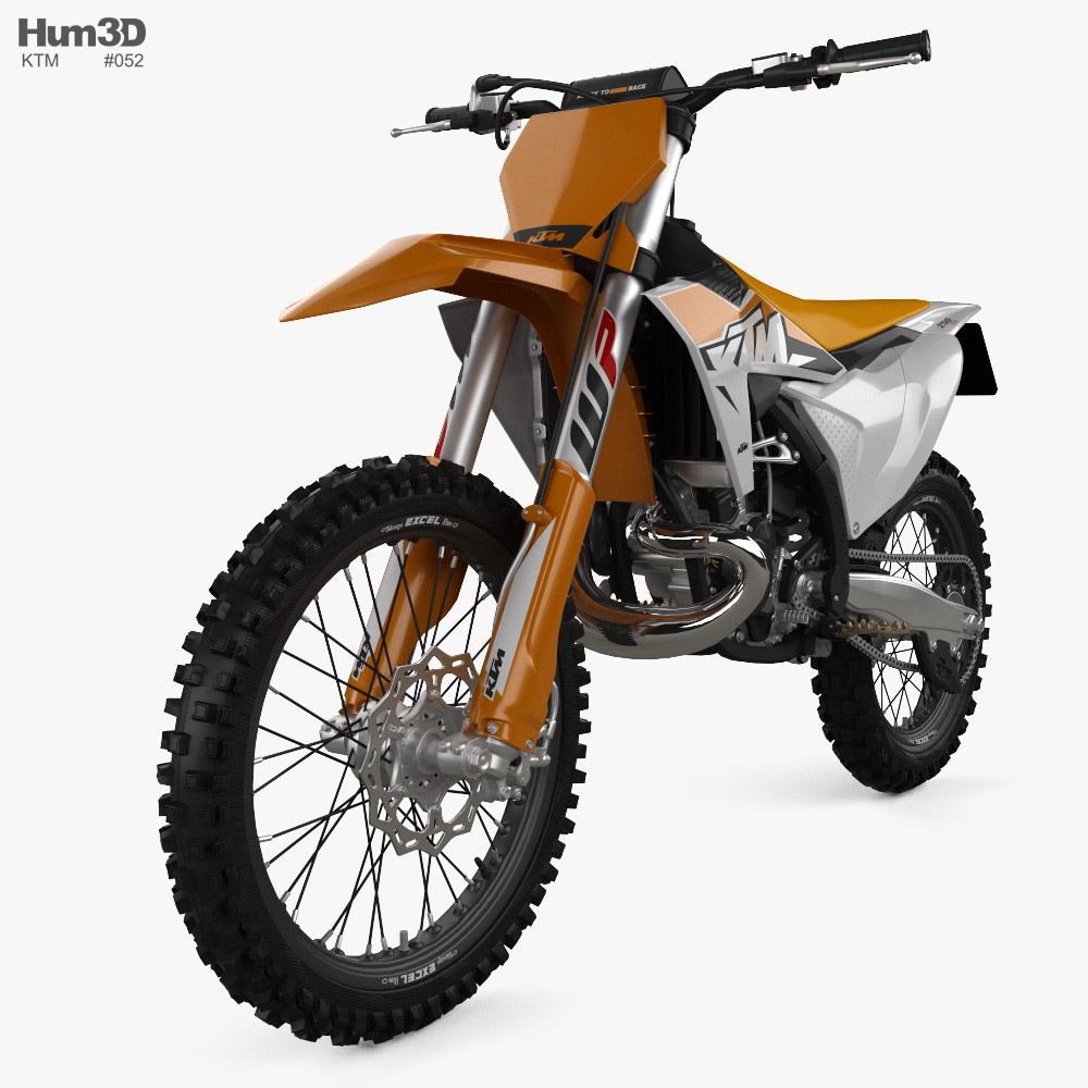 KTM SX 250 2025 3D model - Download Motorcycle on 3DModels.org