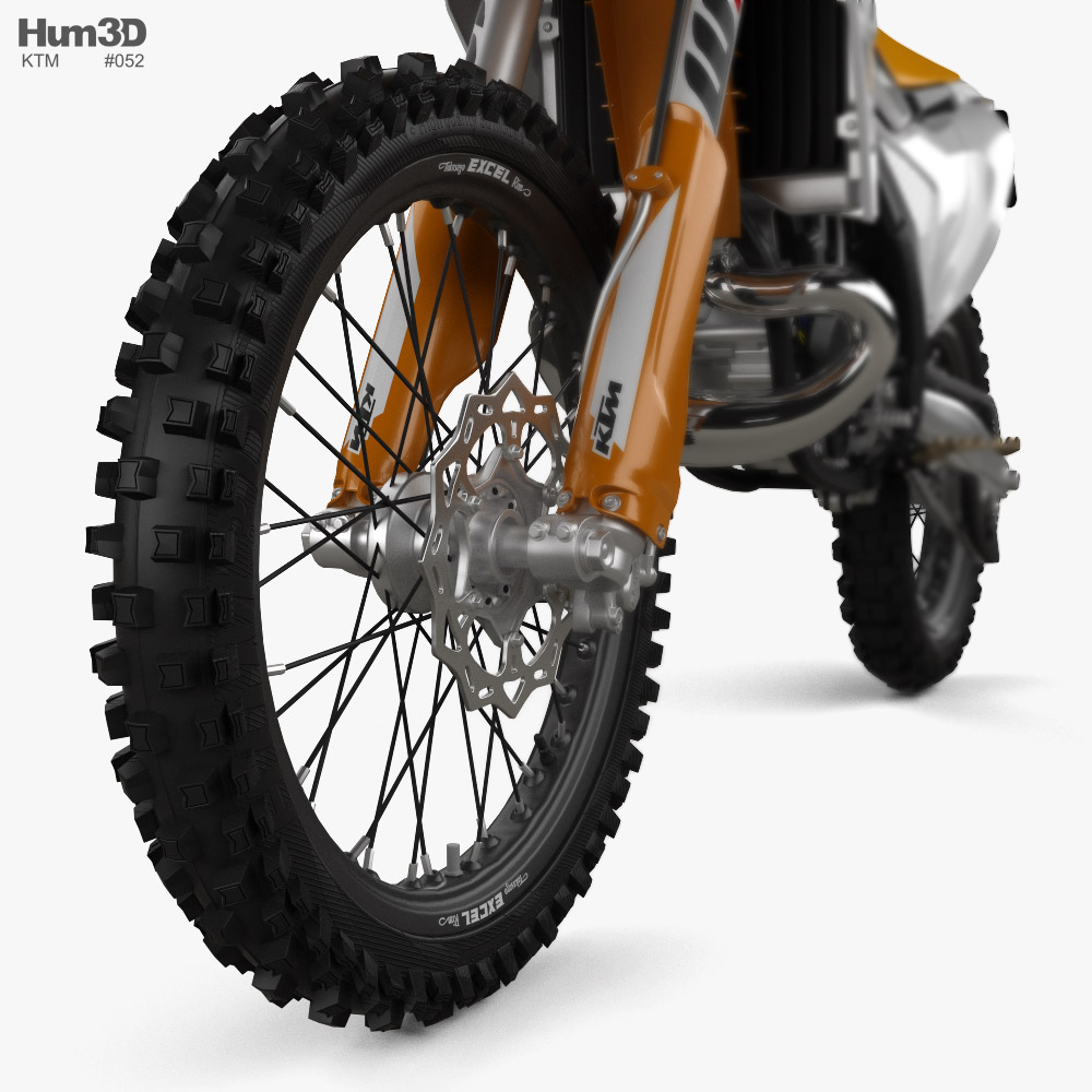 KTM SX 250 2025 3D model - Download Motorcycle on 3DModels.org