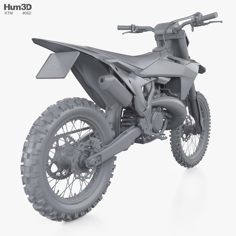 KTM SX 250 2025 3D model - Download Motorcycle on 3DModels.org