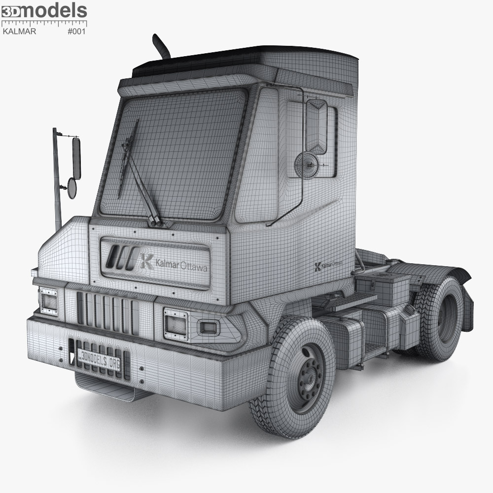 Kalmar Ottawa T2 Tractor Truck 2025 3D model - Download Truck on ...