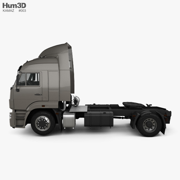 KamAZ 5460 Camión Tractor 2016 Modelo 3D - Descargar Camión on 3DModels.org