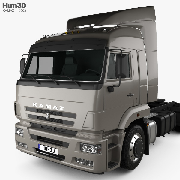 KamAZ 5460 Camión Tractor 2016 Modelo 3D - Descargar Camión on 3DModels.org