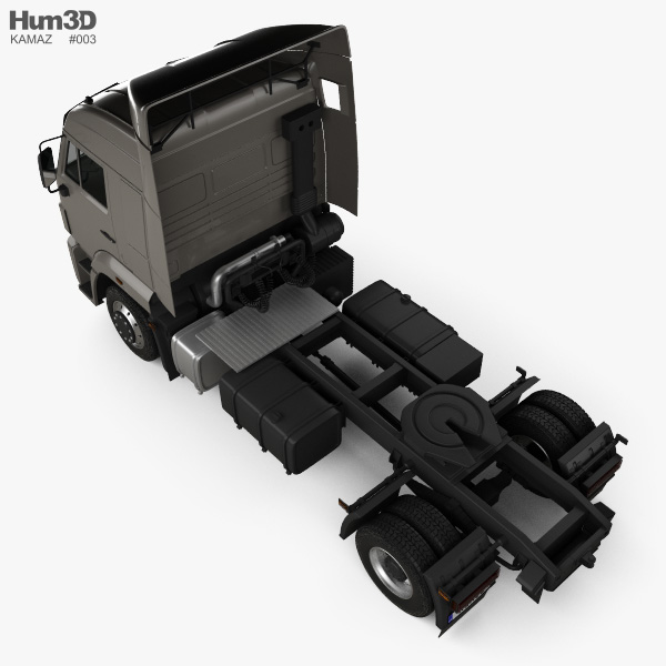 KamAZ 5460 Camión Tractor 2016 Modelo 3D - Descargar Camión on 3DModels.org