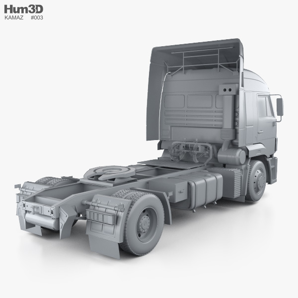 KamAZ 5460 Camión Tractor 2016 Modelo 3D - Descargar Camión on 3DModels.org