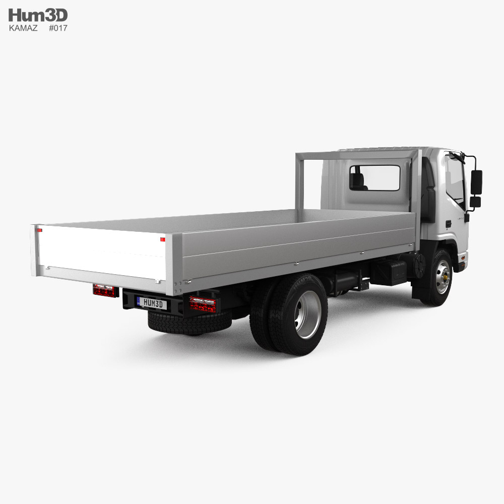 KamAZ Kompas 9 Flatbed Truck 2025 3D model - Download Truck on 3DModels.org