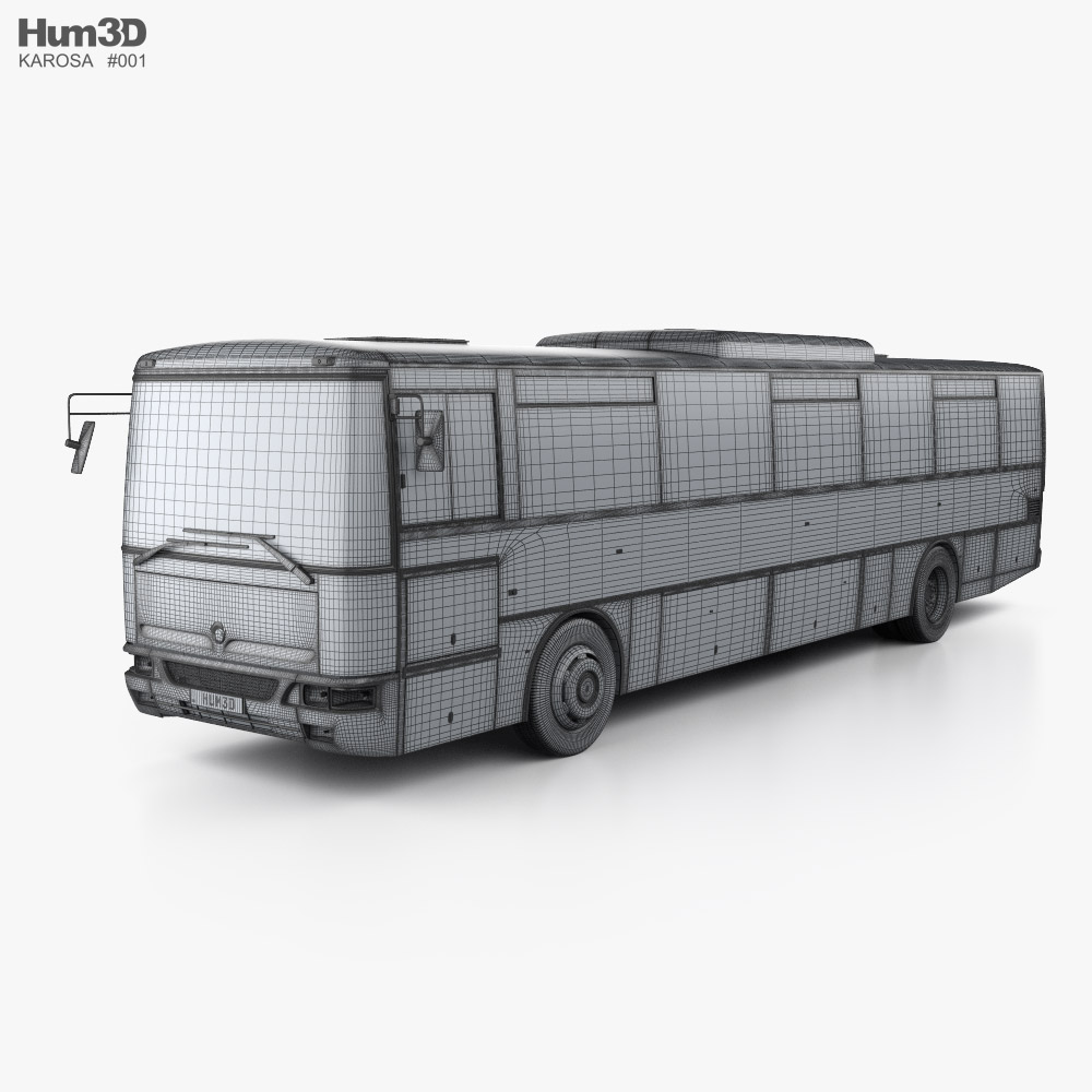 Karosa Recreo C 955 bus 1997 3D model - Download Bus on 3DModels.org