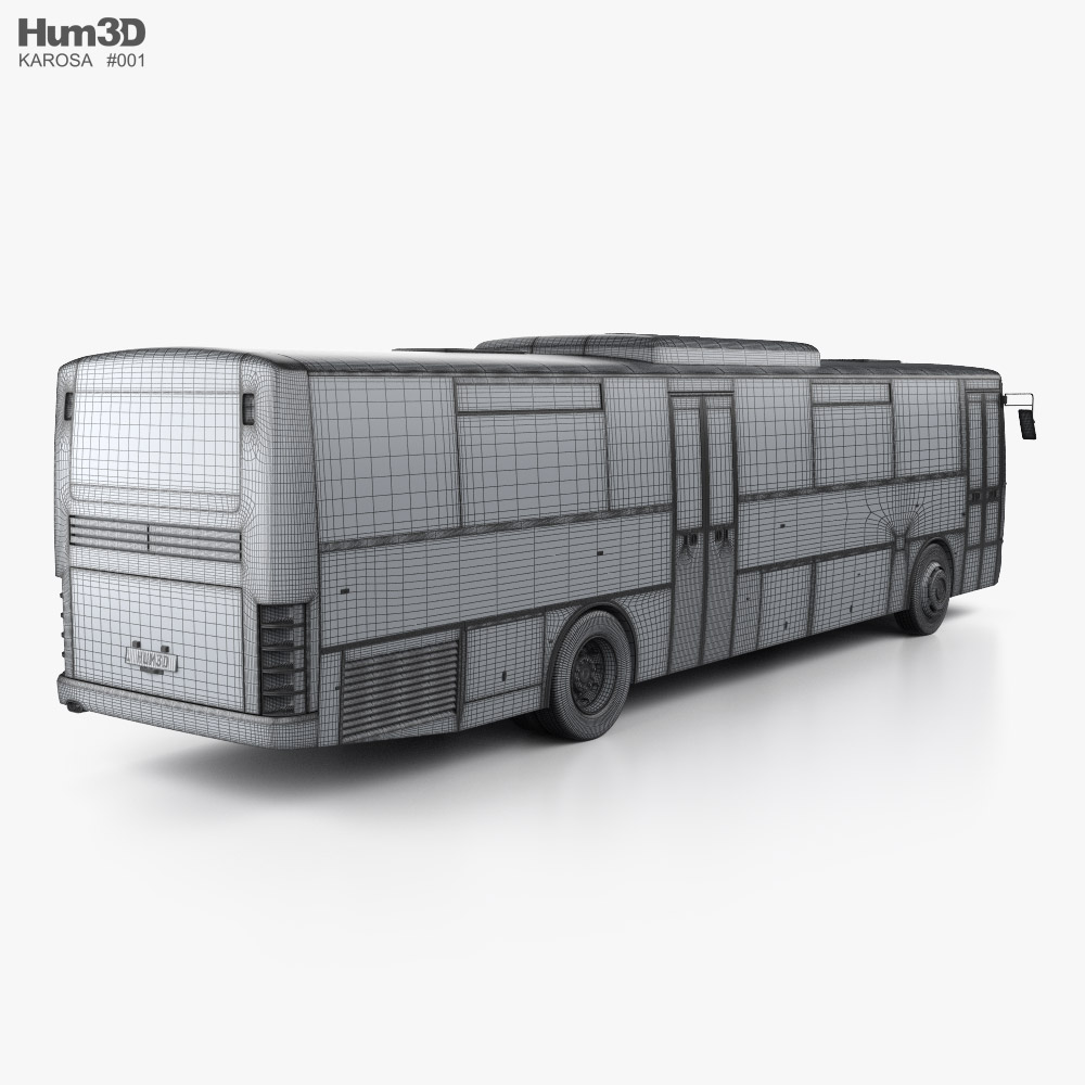 Karosa Recreo C 955 bus 1997 3D model - Download Bus on 3DModels.org