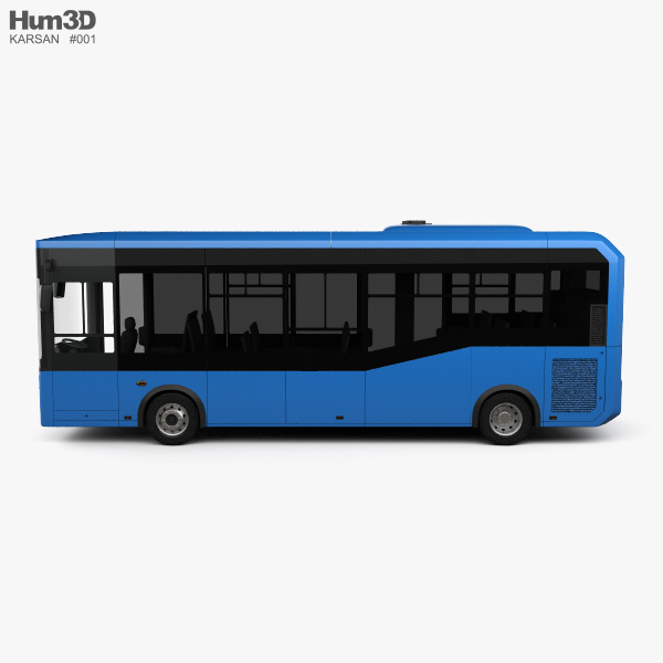 Karsan Atak Autobus 2014 Modèle 3D - Télécharger Autobus activé ...