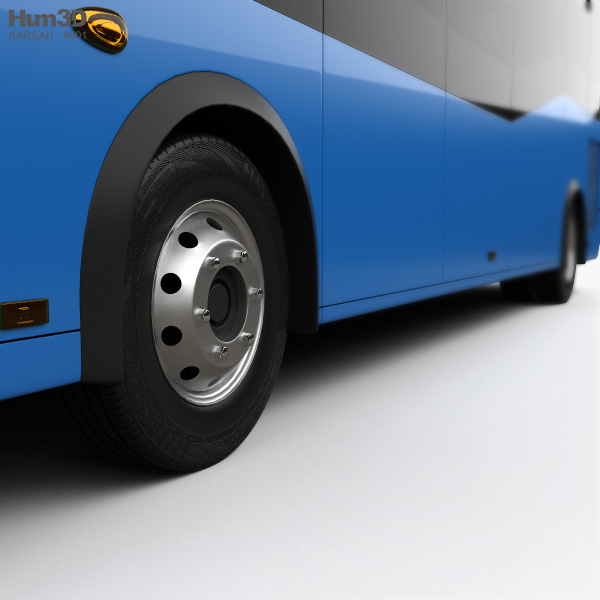 Karsan Atak bus 2014 3D model - Download Bus on 3DModels.org