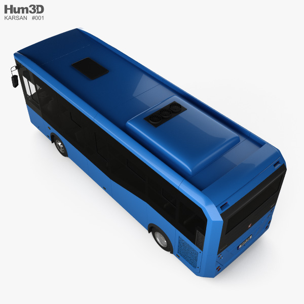 Karsan Atak Autobus 2014 Modèle 3D - Télécharger Autobus activé ...