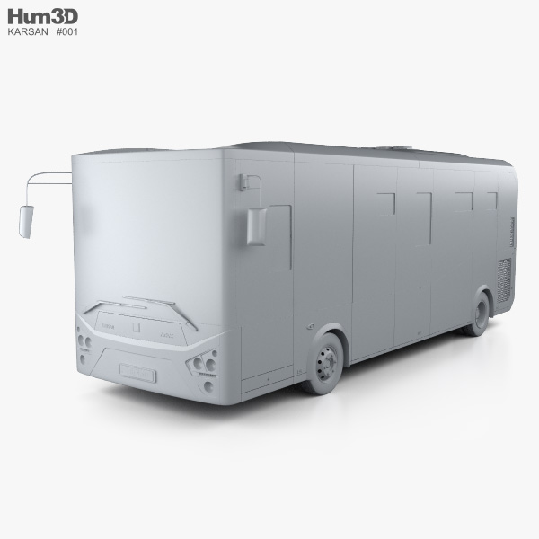 Karsan Atak bus 2014 3D model - Download Bus on 3DModels.org