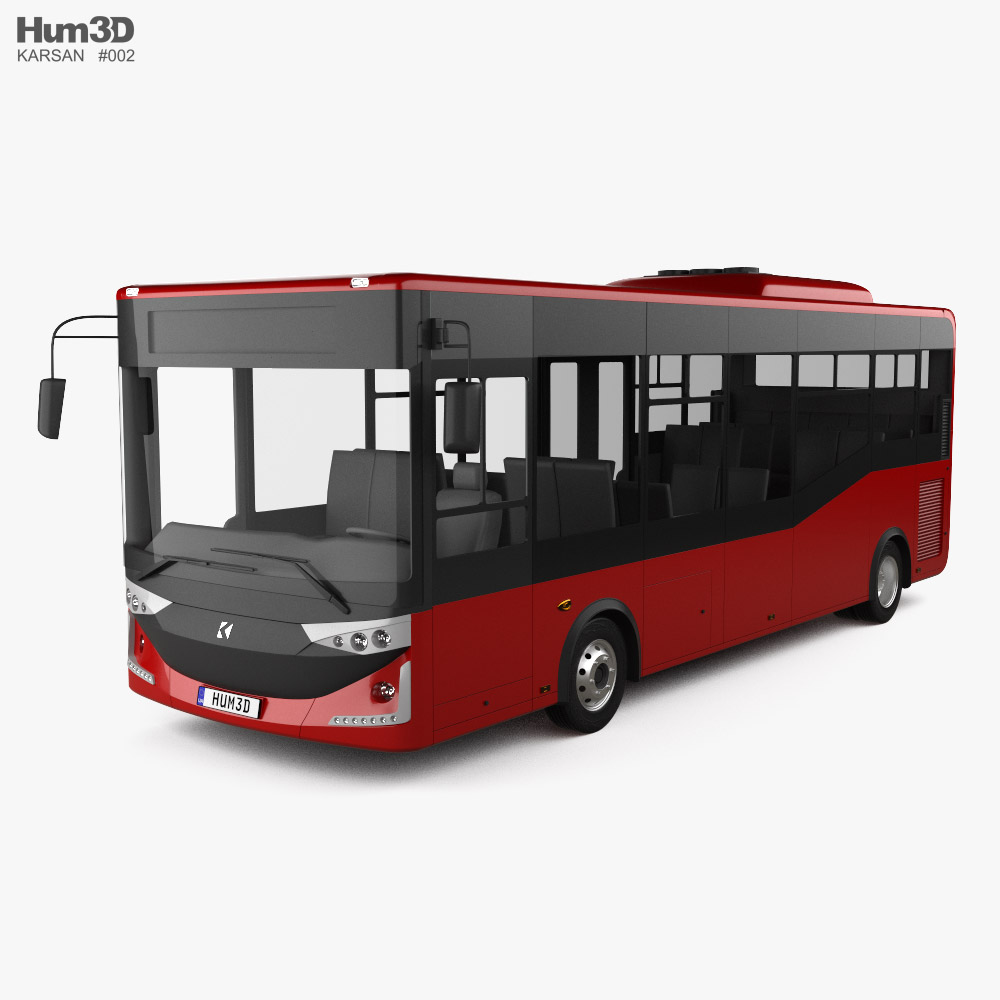 Karsan Atak bus 2022 3D model - Download Bus on 3DModels.org