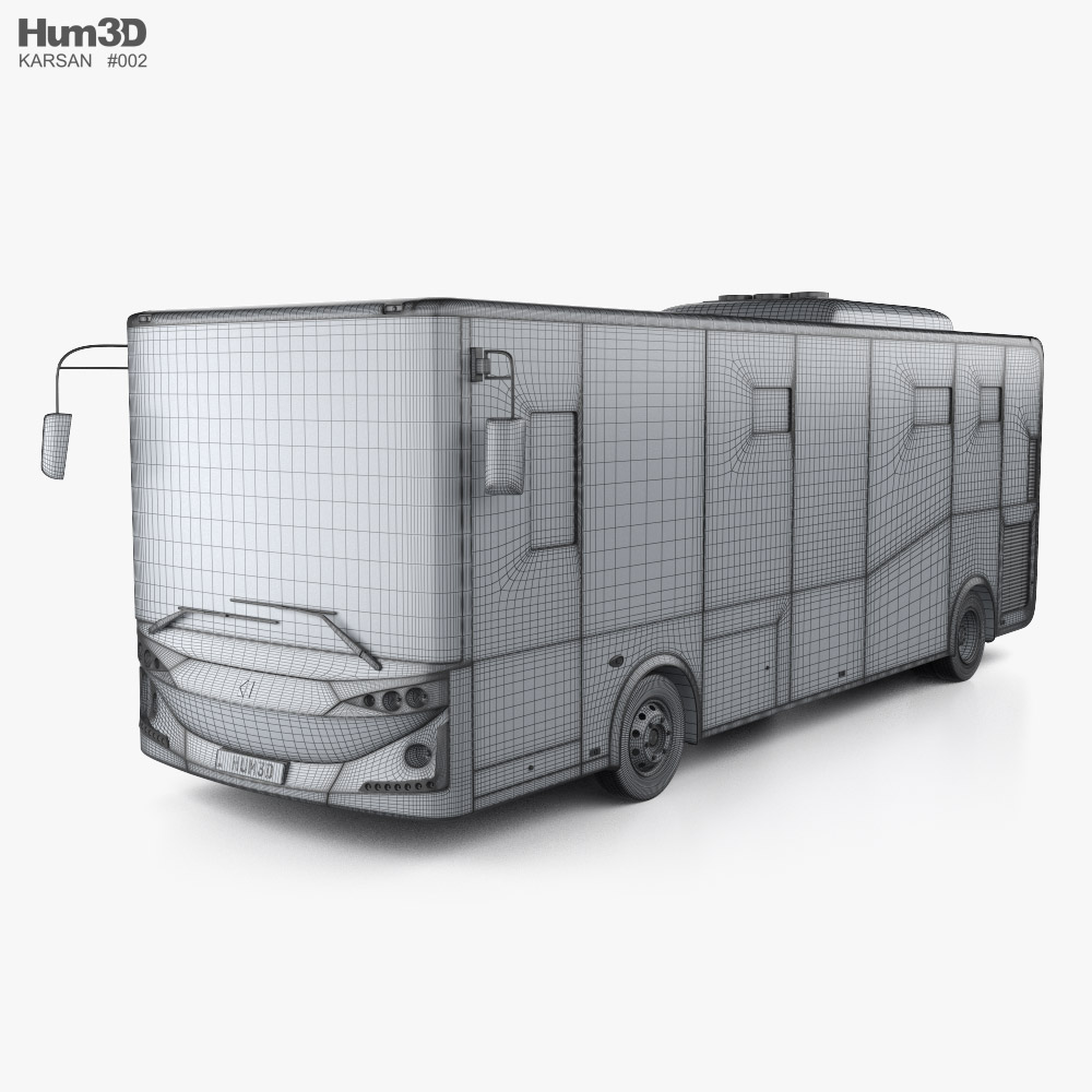 Karsan Atak bus 2022 3D model - Download Bus on 3DModels.org