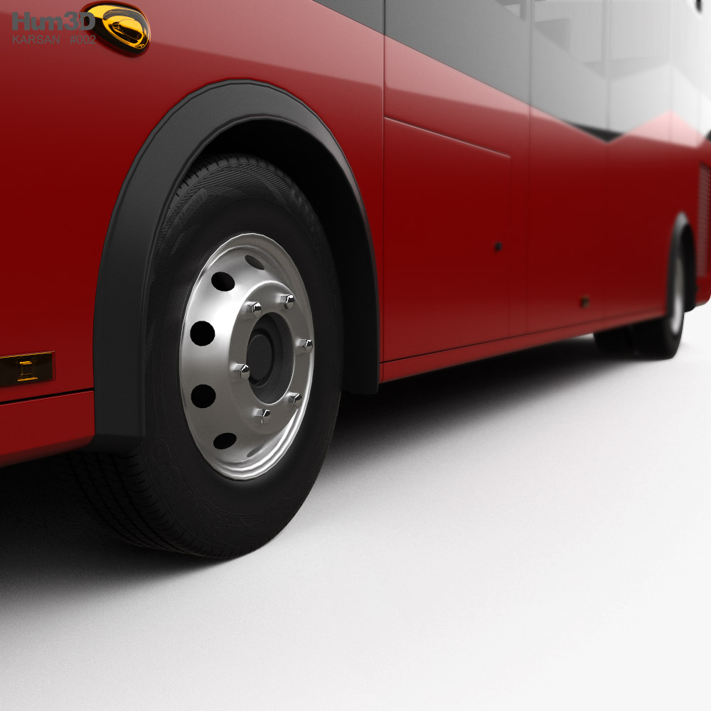 Karsan Atak bus 2022 3D model - Download Bus on 3DModels.org