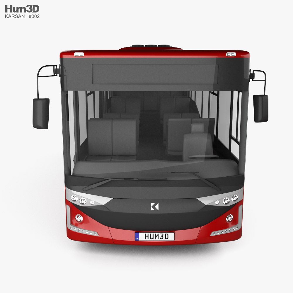 Karsan Atak bus 2022 3D model - Download Bus on 3DModels.org
