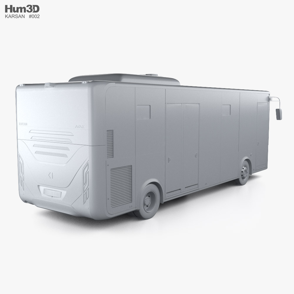 Karsan Atak bus 2022 3D model - Download Bus on 3DModels.org