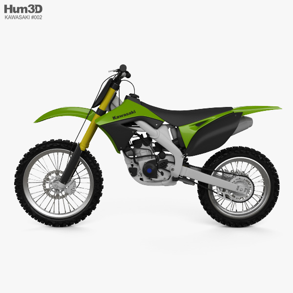 Kawasaki KX250F 2012 3D model - Download Motorcycle on 3DModels.org