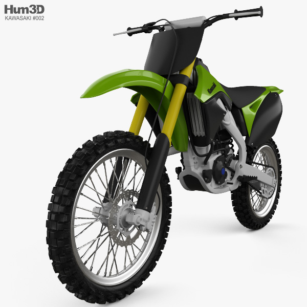 Kawasaki KX250F 2012 3D model - Download Motorcycle on 3DModels.org