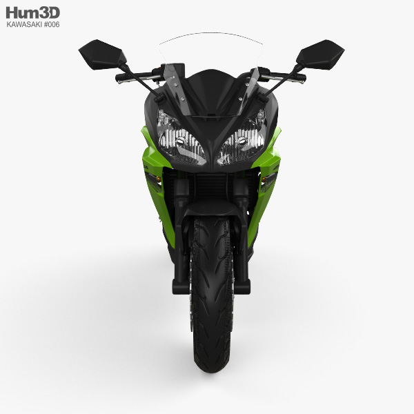 Kawasaki Ninja 650R (ER-6f) 2014 3D model - Download Motorcycle on ...
