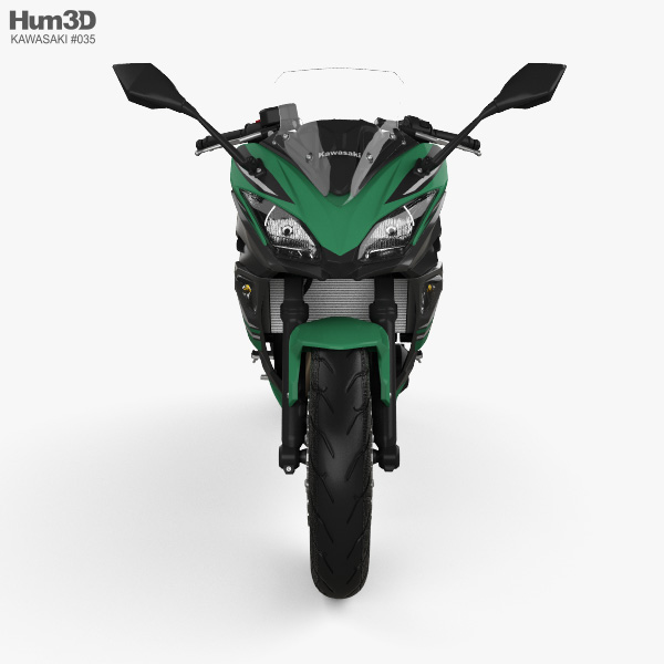 Kawasaki Ninja 650 2017 Modelo 3D - Descargar Motocicletas on 3DModels.org