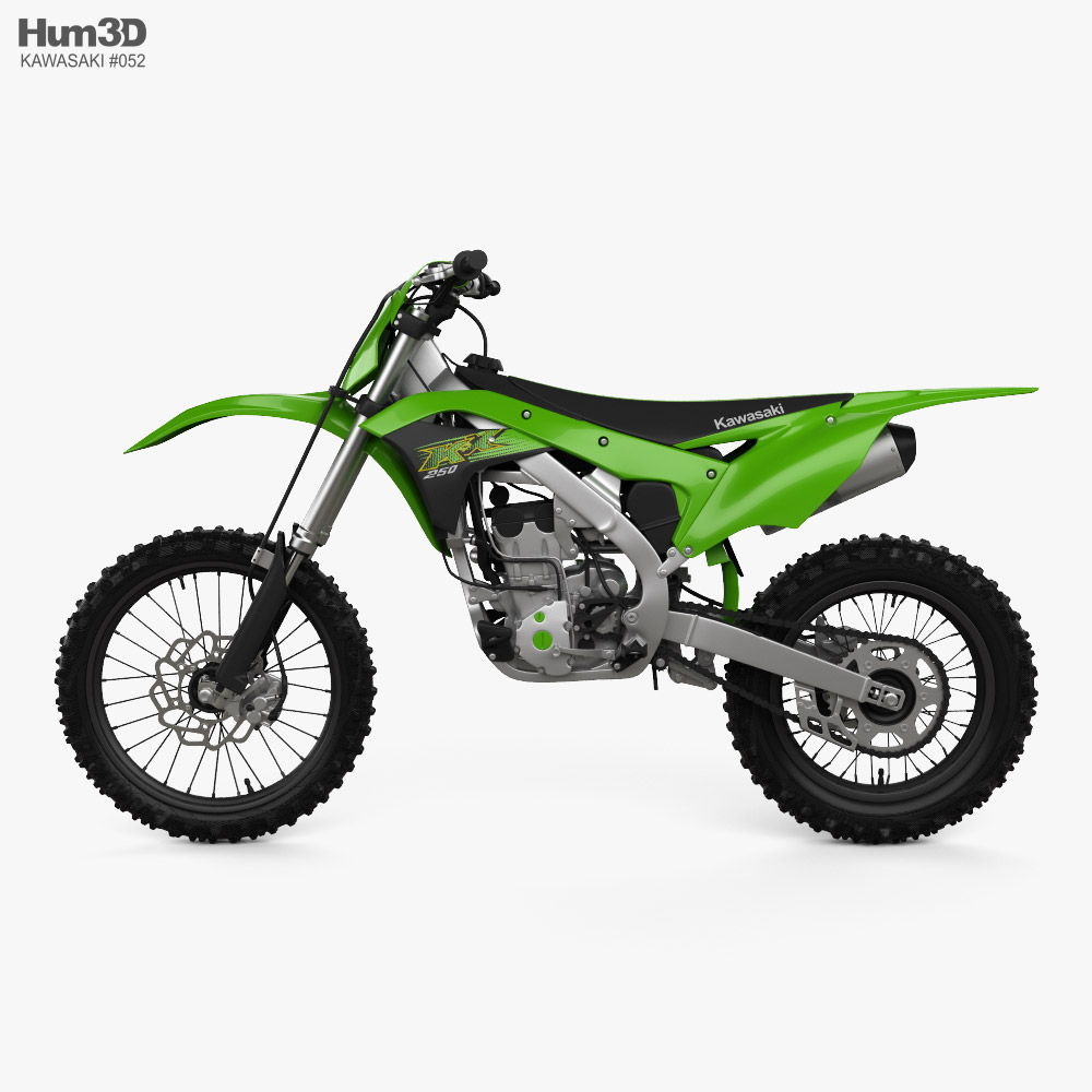 Kawasaki KX250 2020 3D model - Download Motorcycle on 3DModels.org