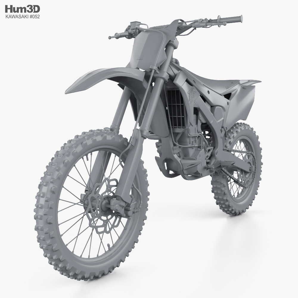 Kawasaki KX250 2020 3D model - Download Motorcycle on 3DModels.org