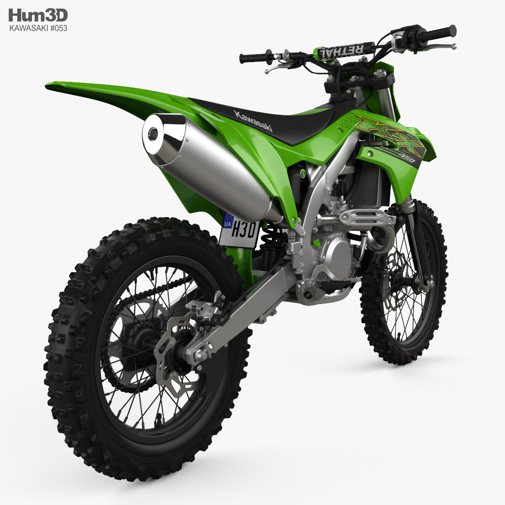 Kawasaki KX450 2020 3D model - Download Motorcycle on 3DModels.org