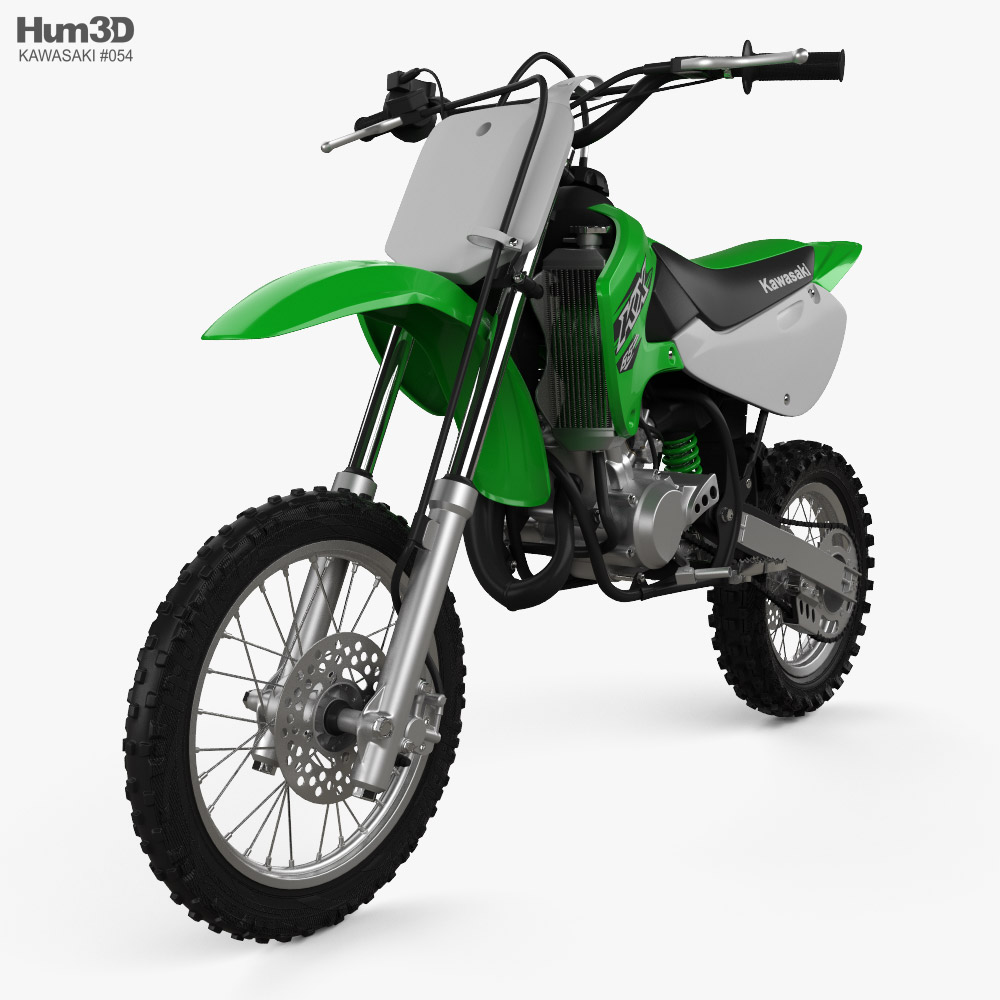 Kawasaki KX65 2020 3D model - Download Motorcycle on 3DModels.org