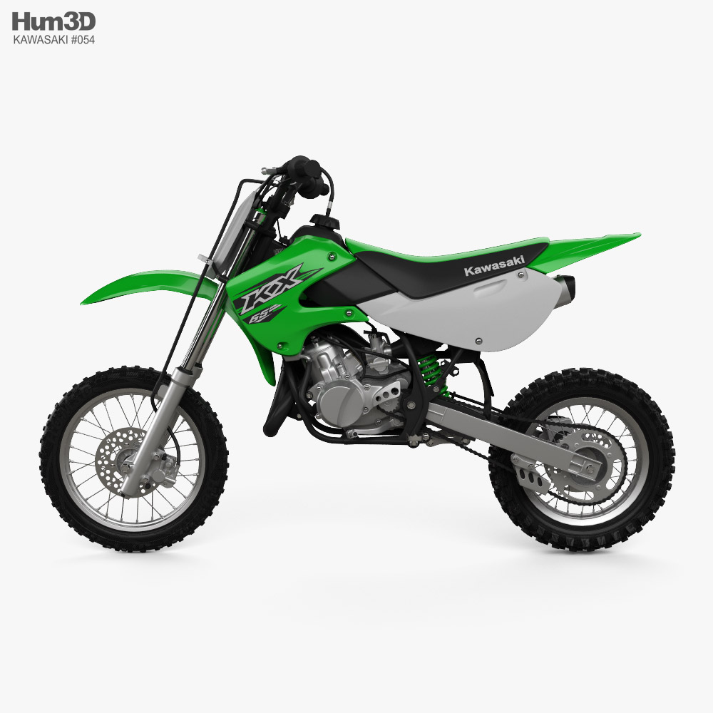 Kawasaki KX65 2020 3D model - Download Motorcycle on 3DModels.org