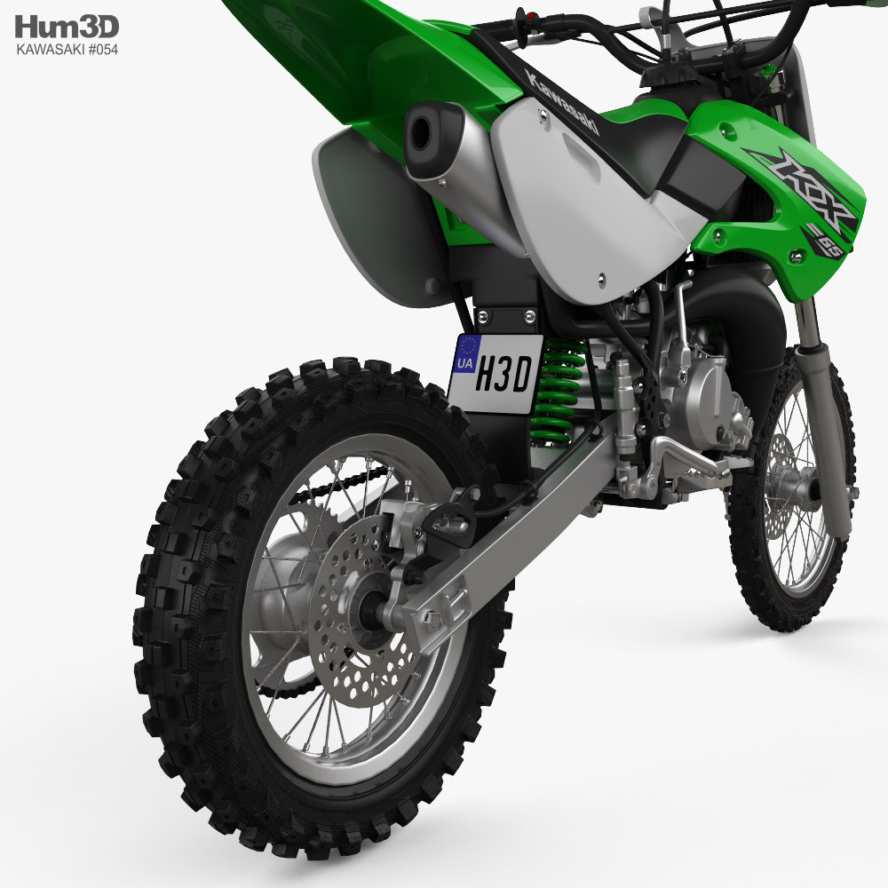 Kawasaki KX65 2020 3D model - Download Motorcycle on 3DModels.org