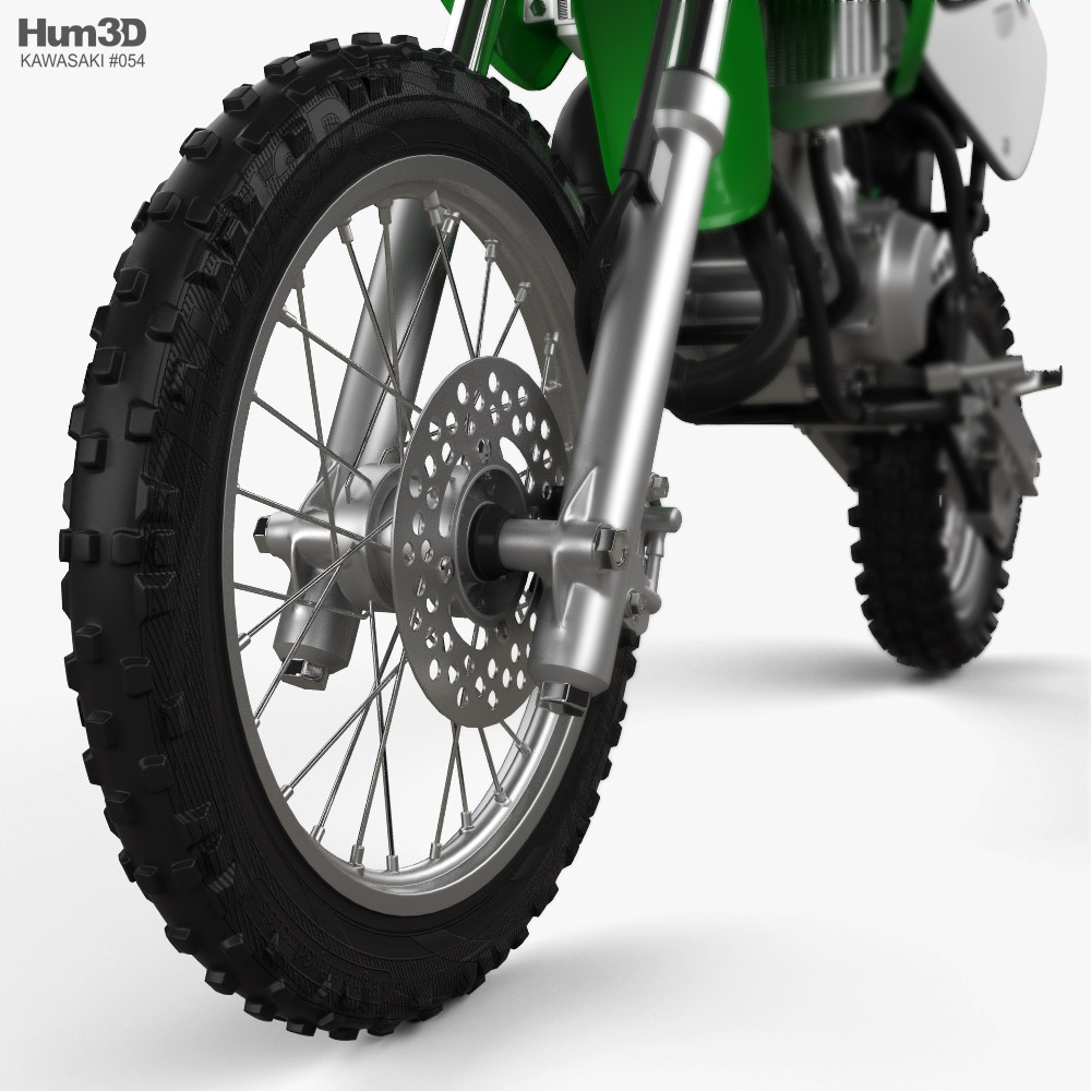 Kawasaki KX65 2020 3D model - Download Motorcycle on 3DModels.org
