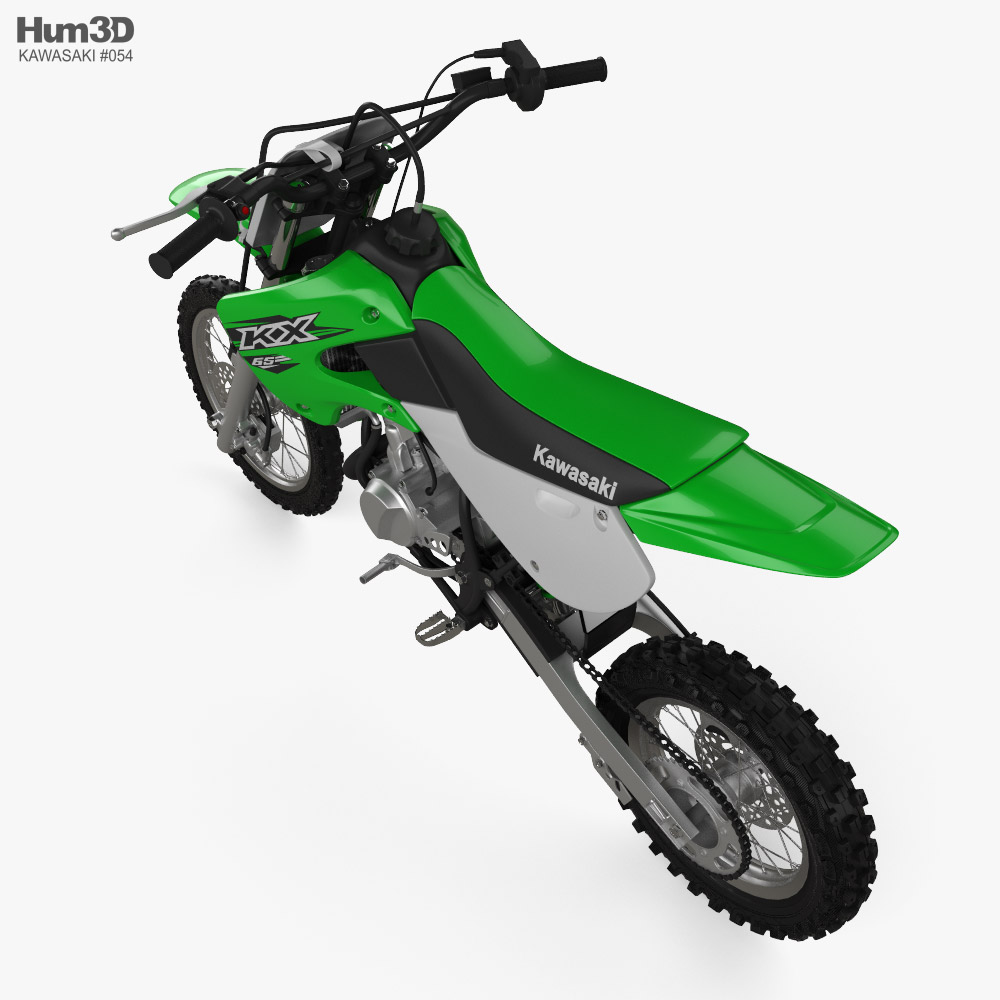 Kawasaki KX65 2020 3D model - Download Motorcycle on 3DModels.org
