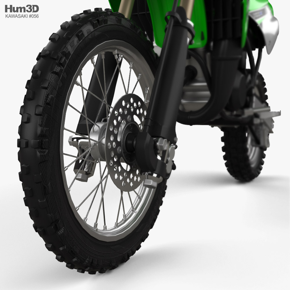 Kawasaki KX85 1998 3D model - Download Motorcycle on 3DModels.org