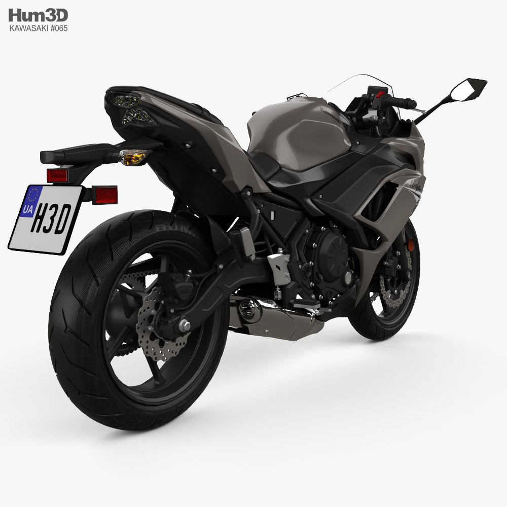Kawasaki Ninja 650 2021 3D model - Download Motorcycle on 3DModels.org