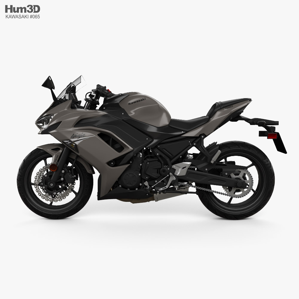 Kawasaki Ninja 650 2021 3D model - Download Motorcycle on 3DModels.org